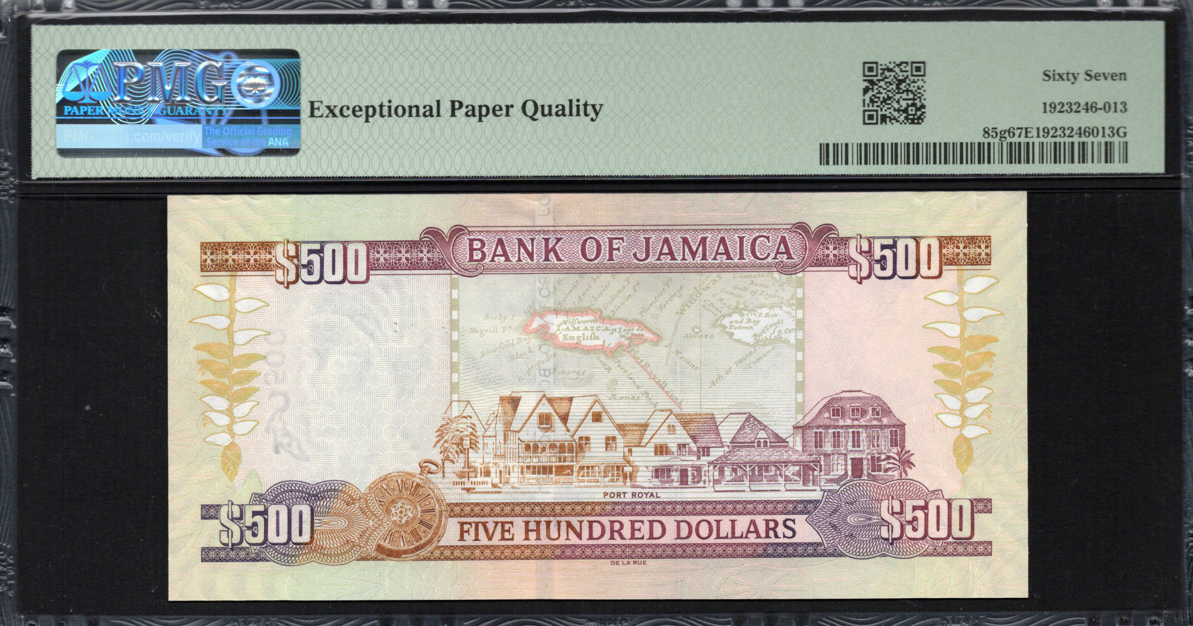Buy PMG - Jamaica - 500 Dollars 2009 - Pick # 85g - PMG 67 EPQ ...