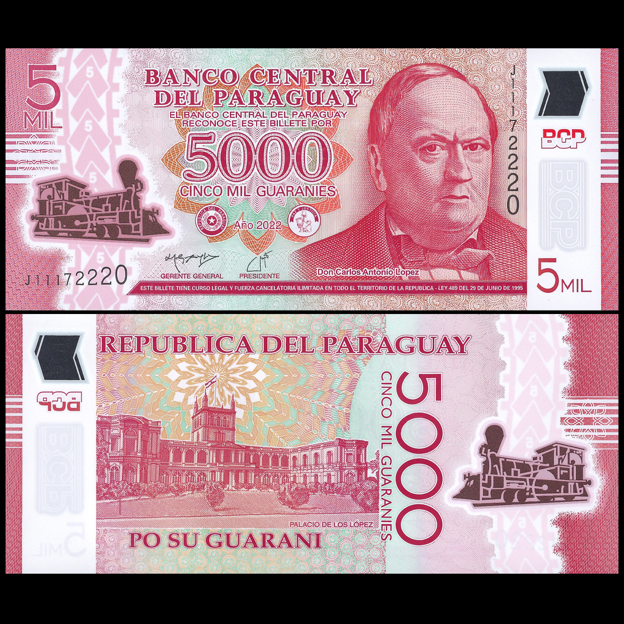 Buy Banknotes - Paraguay - 5000 Guaranies 2022 - Pick- NEW / B857d ...