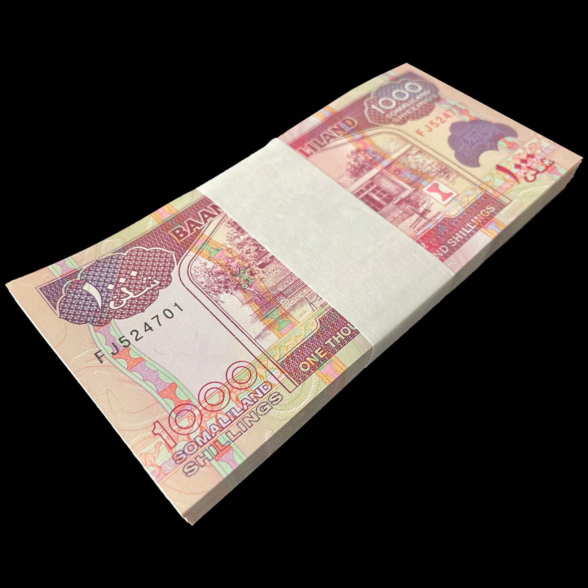 Buy Banknotes - Somaliland - 1000 Shillings 2014 - Pick- 20c - Bundle ...