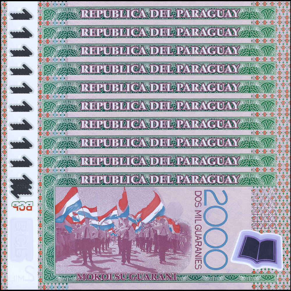 Buy Banknotes - Paraguay - 2000 Guaranies 2023 - Pick- NEW / B846e ...