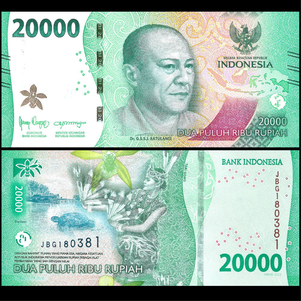 Buy Banknotes - Indonesia - 20.000 Rupiah 2024 - Pick- NEW / B621c ...