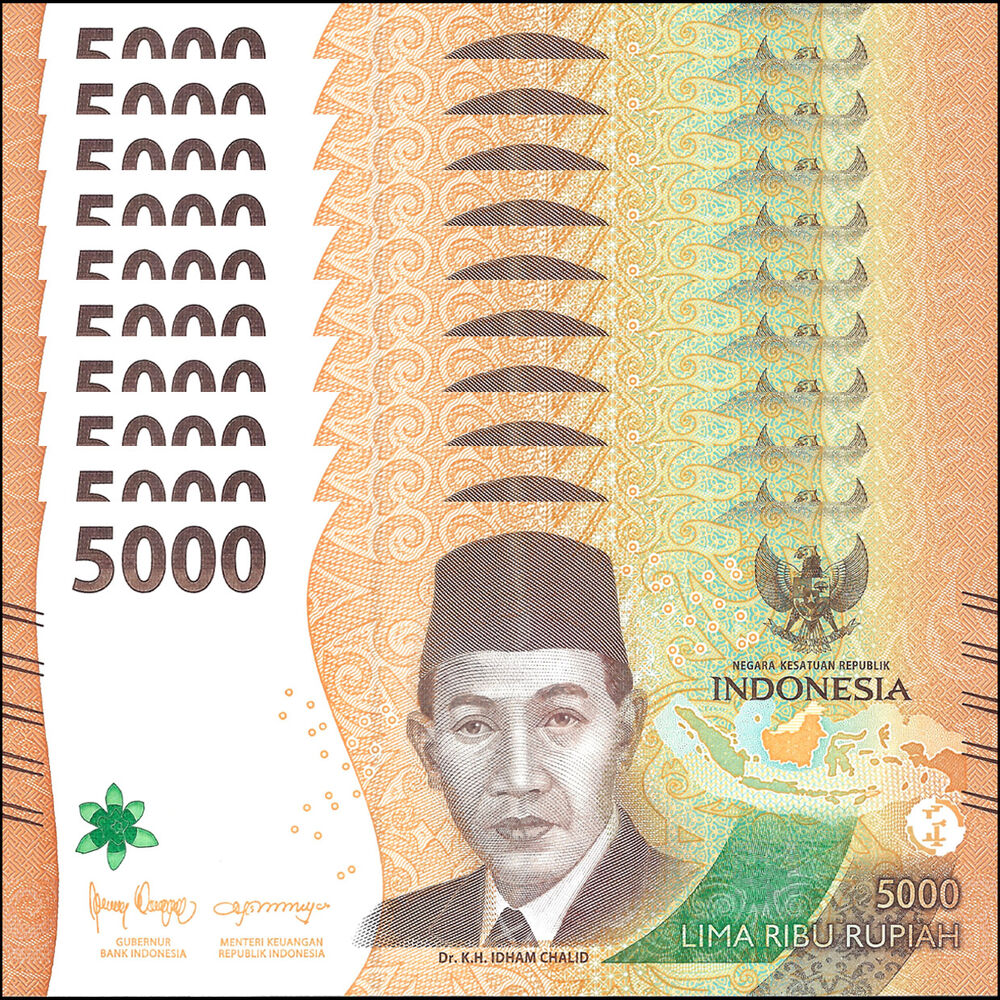 Buy Banknotes - Indonesia - 5000 Rupiah 2023 - Pick- NEW / B619b - Set ...