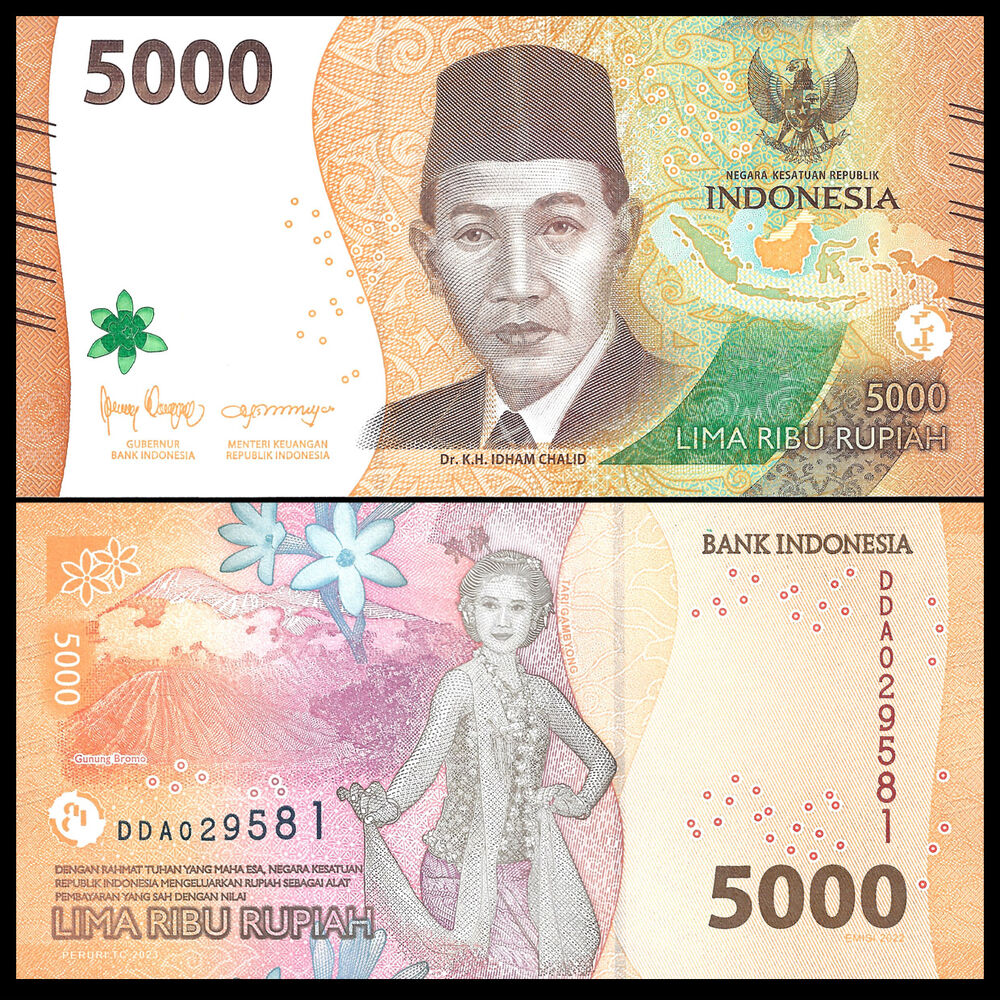 Buy Banknotes - Indonesia - 5000 Rupiah 2023 - Pick- NEW / B619b - Set ...